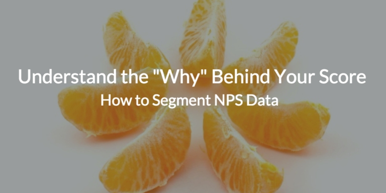 How to Segment NPS Data to Understand the “Why” Behind Your Score ...