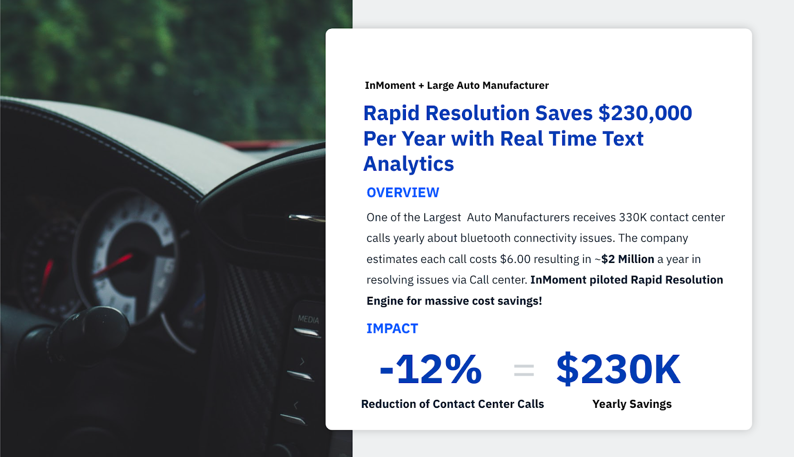Call Center Cost Reduction: Moving to Zero Call Resolution | InMoment